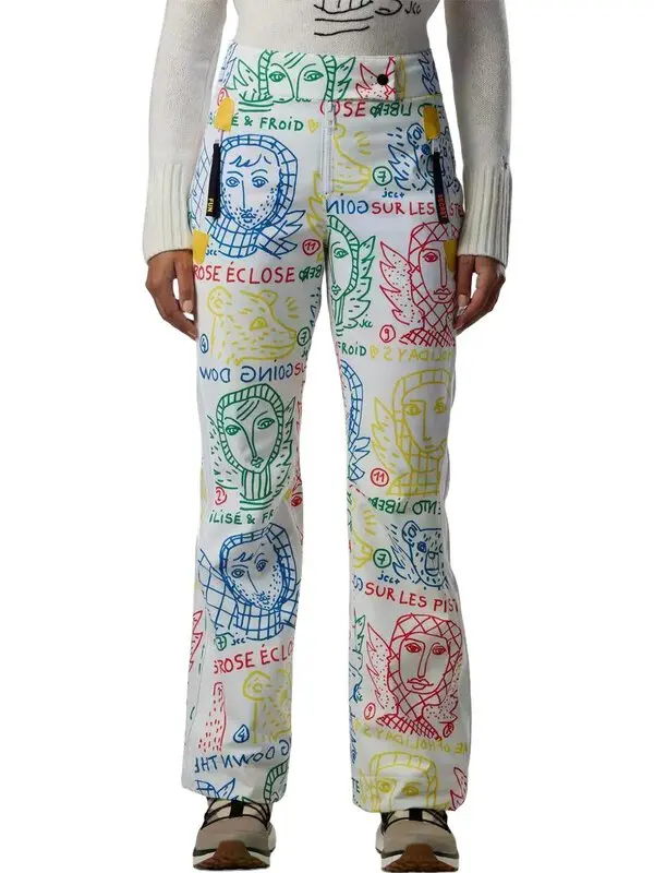 Rossignol Graphic Print Ski Pants - White