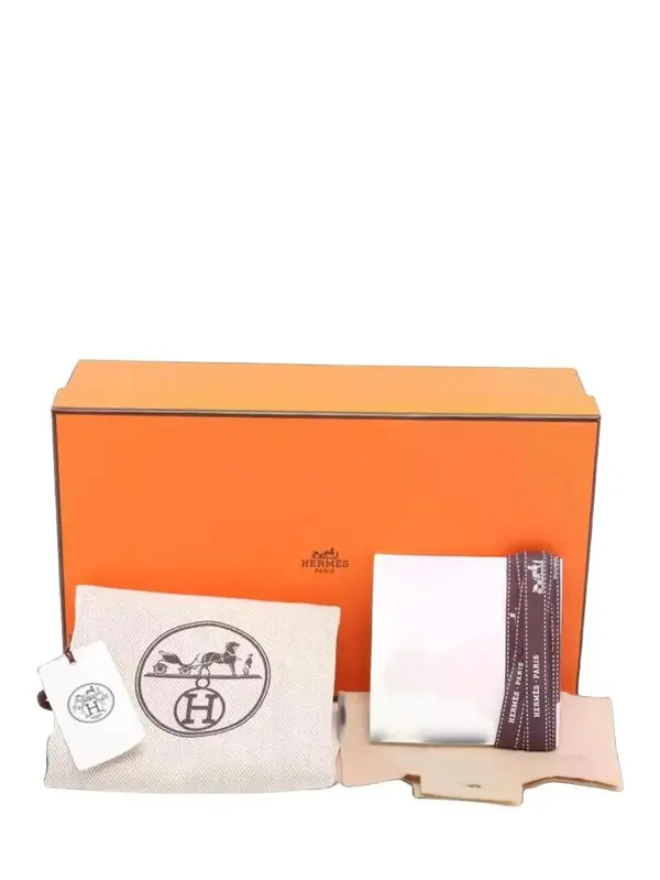 Hermès 2025 Swift Leather Kelly Pochette 22 Handbag - Grey