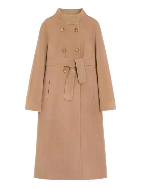 Valentino Garavani Double-breasted Cashmere Coat - Neutrals