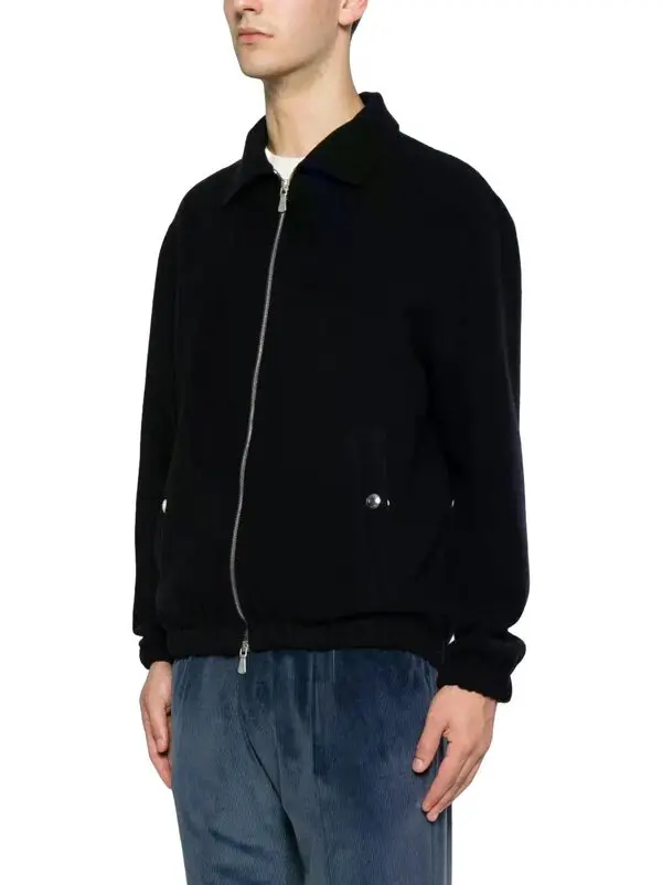 Eleventy Zip-up Jacket - Blue