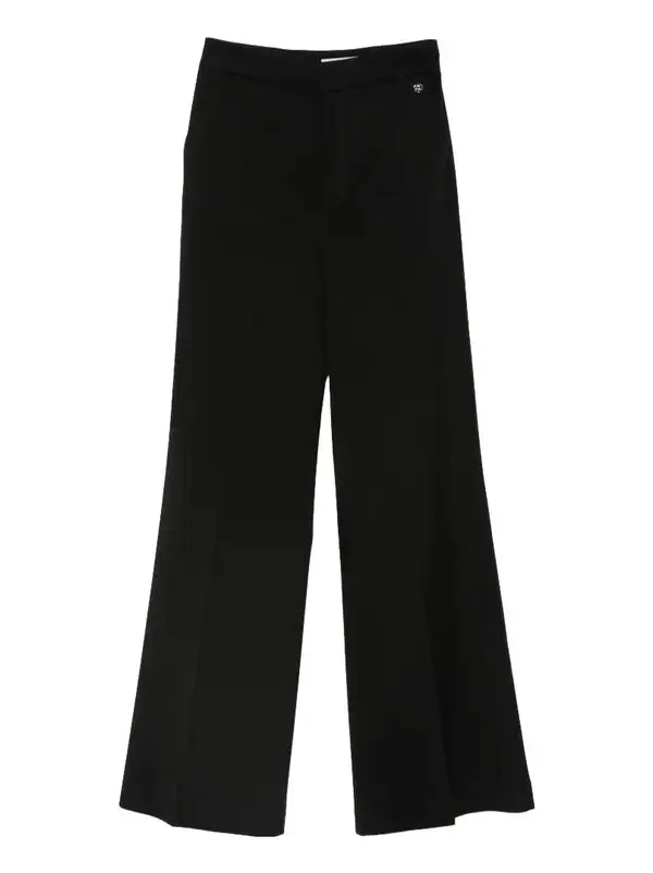 ANIYE BY Pressed Crease Tailored Trousers - Black