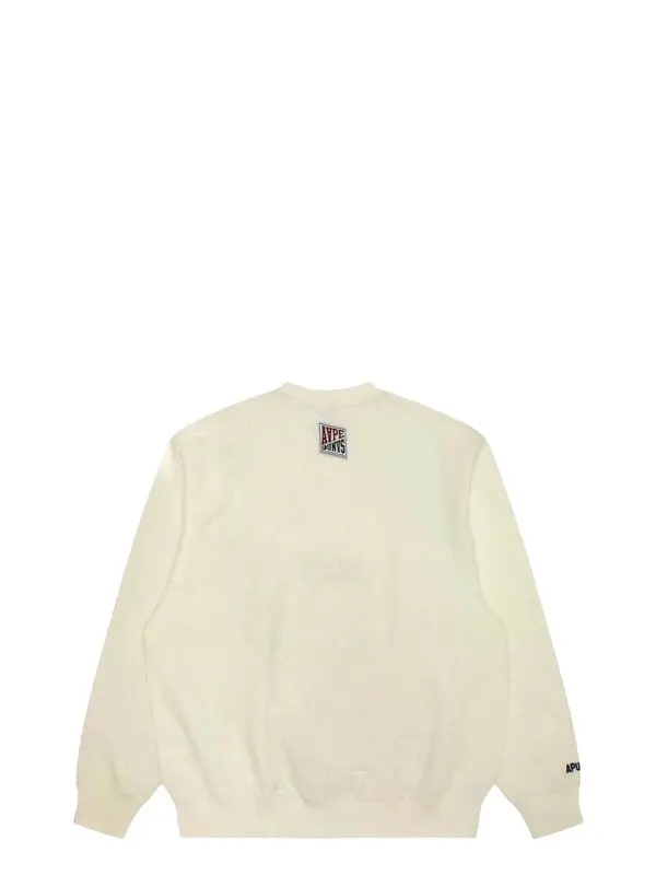 AAPE BY *A BATHING APE Moonface Logo Sweater - Black