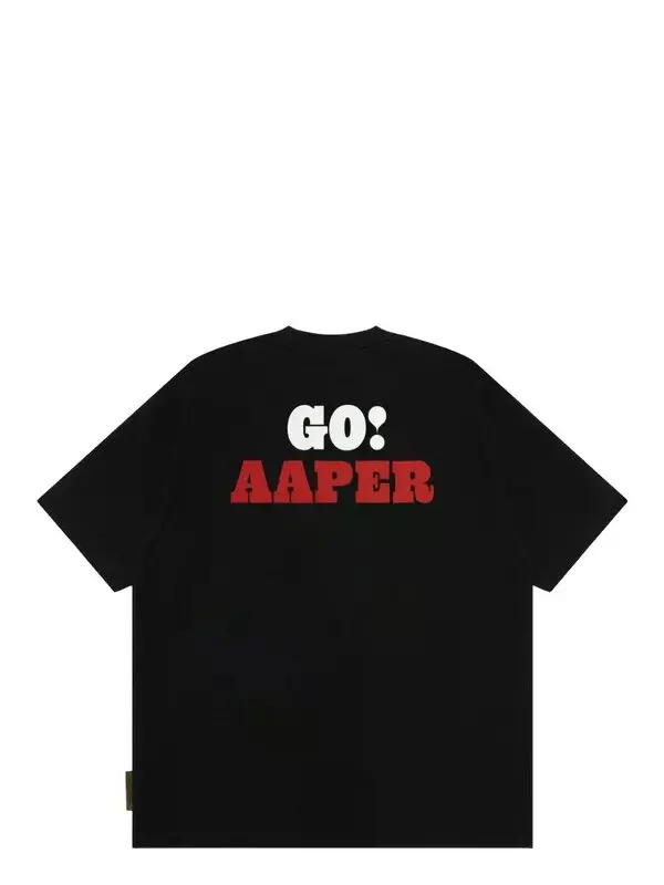 AAPE BY *A BATHING APE Aaper Go! Graphic-print T-shirt - Black