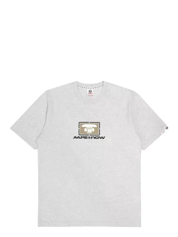 AAPE BY *A BATHING APE Moonface Graphic T-shirt - Grey
