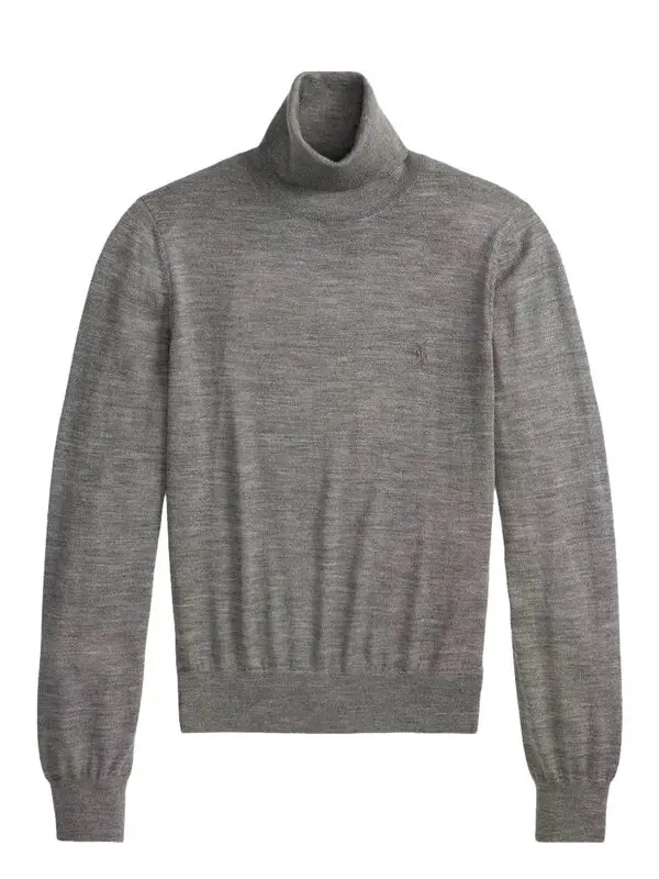 Polo Ralph Lauren Wool Roll Neck Sweater - Grey