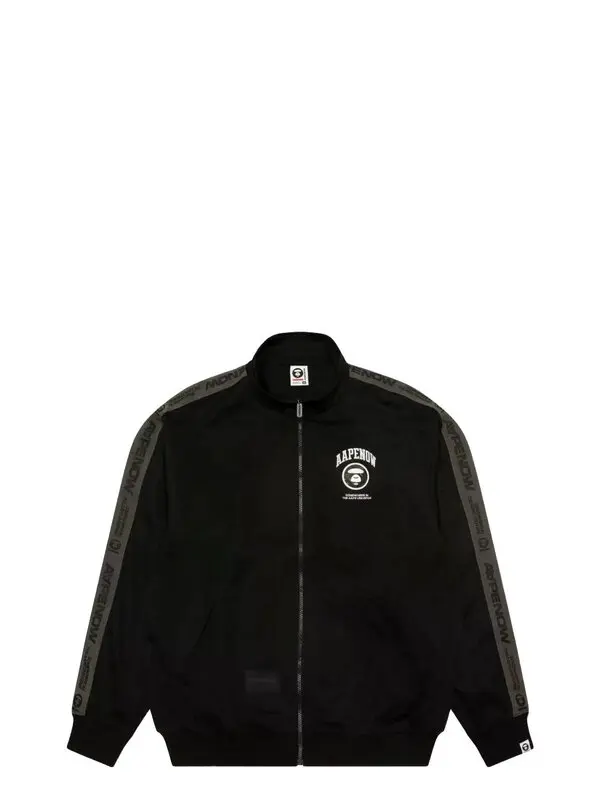 AAPE BY *A BATHING APE Moonface Patch Track Sweatshirt - Black