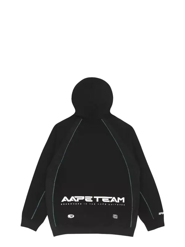 AAPE BY *A BATHING APE Moonface Raglan Hoodie - Black