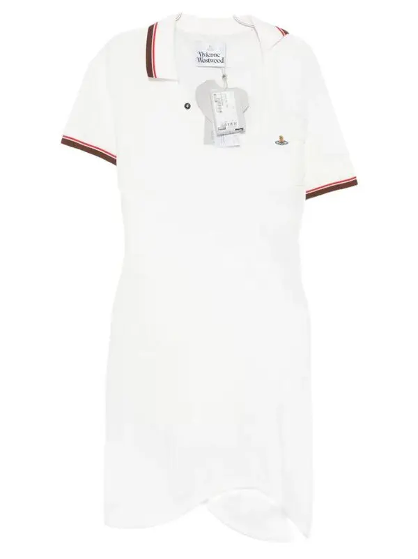 VIVIENNE WESTWOOD Draped Asymmetric Dress - White