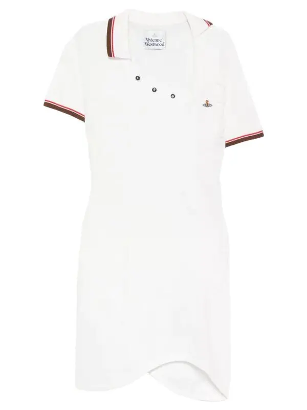 VIVIENNE WESTWOOD Draped Asymmetric Dress - White