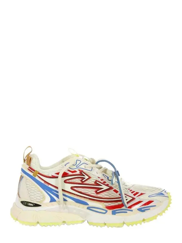 Off-White Be Right Back" Arrows-motif Panelled Sneakers - Blue