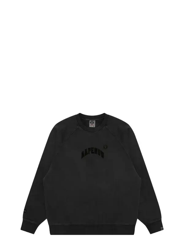AAPE BY *A BATHING APE Aapenow Logo-print Sweatshirt - Black