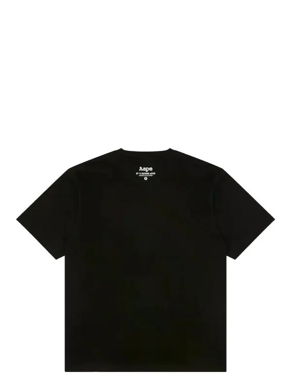 AAPE BY *A BATHING APE Moonface Logo-print T-shirt - White