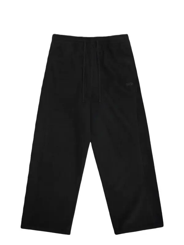 Rains Track Pants With Drawstring Waist - Black