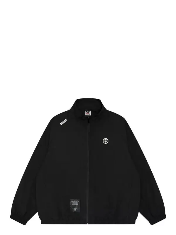 AAPE BY *A BATHING APE Moonface Logo Zip-up Jacket - Black