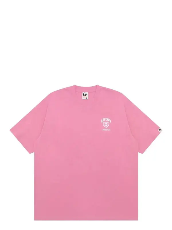 AAPE BY *A BATHING APE Moonface Heart Logo T-shirt - Pink