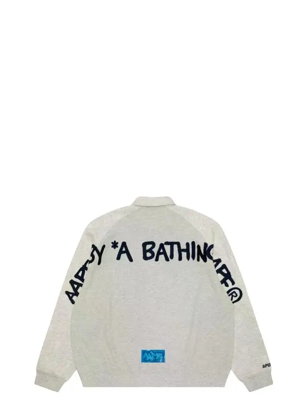 AAPE BY *A BATHING APE Logo-patch Sweatshirt - Grey