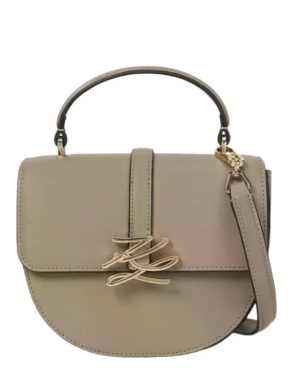 Karl Lagerfeld K/autograph Drop Cross Body Top-handle Bag - Grey