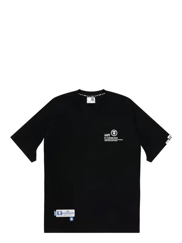 AAPE BY *A BATHING APE Moonface Logo-print T-shirt - White