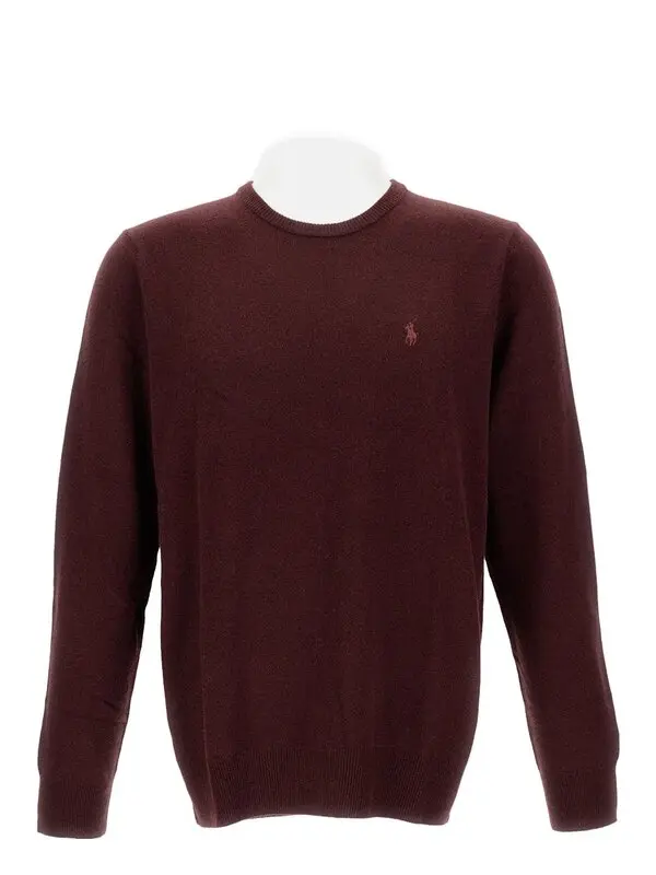 Polo Ralph Lauren Wool-knit Crew Neck Pullover - Red
