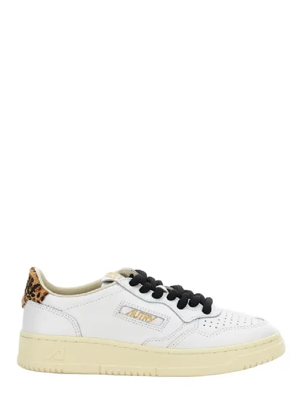 AUTRY Medalist Low Leather Sneakers - Bianco