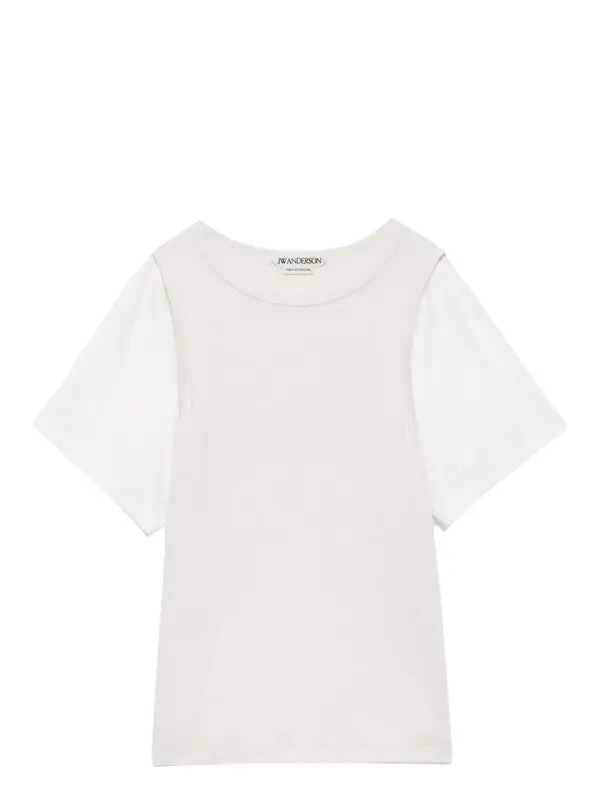JW Anderson Double-layered T-shirt - Bianco