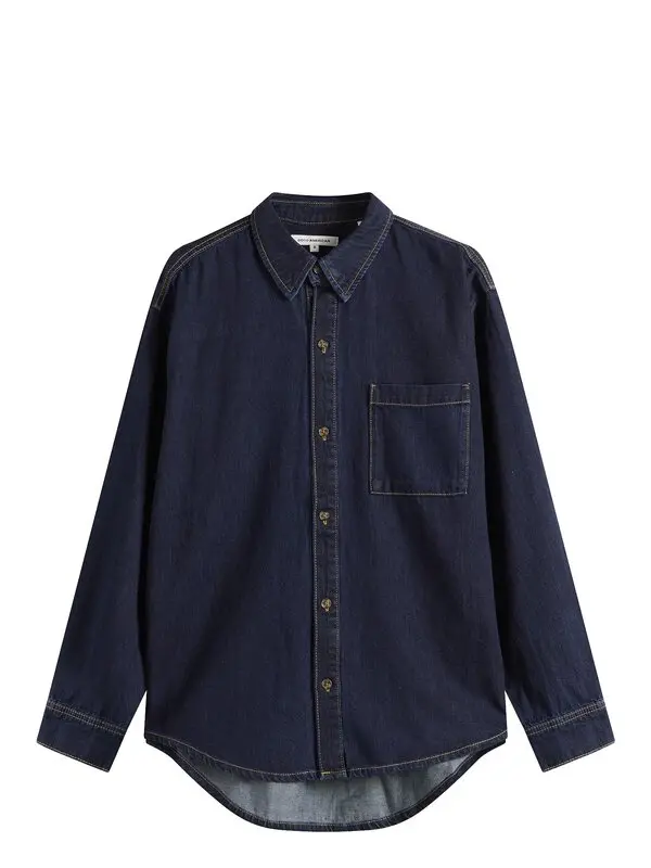 Good American Denim Oversized Shirt - Indigo