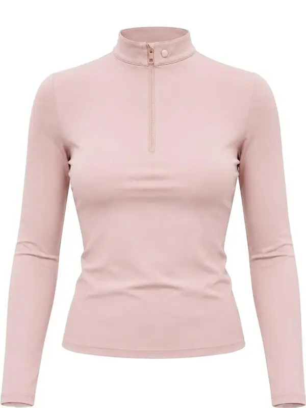 FOREPLAY GOLF Quarter Zip Performance Top - Pink