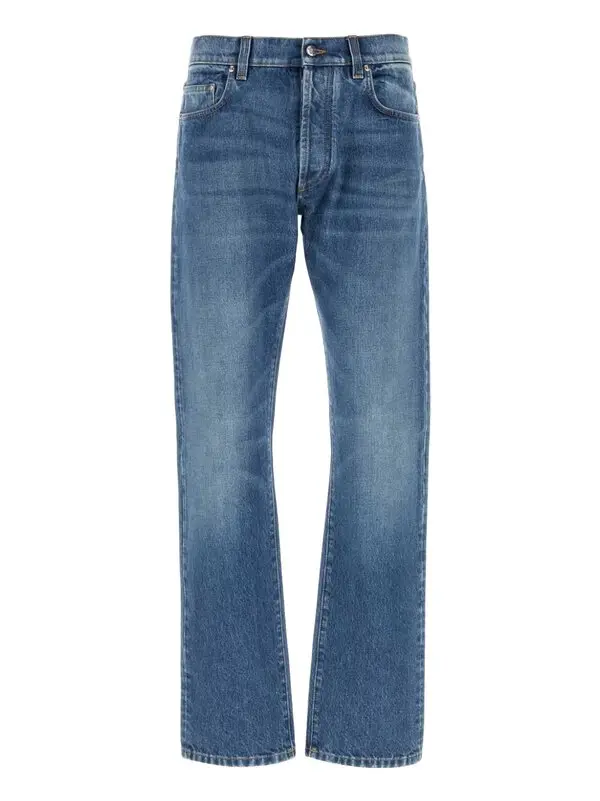 Versace Stone-washed Denim Jeans - Multicolor