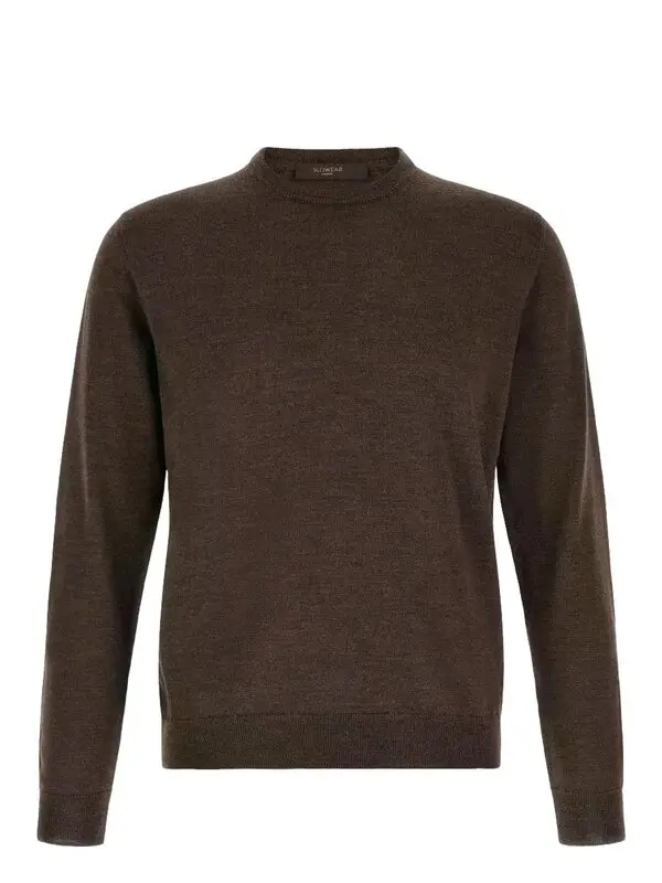 ZANONE Giro Crew-neck Sweater - Brown