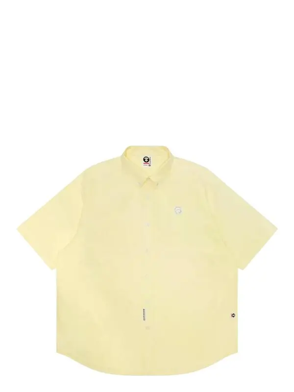 AAPE BY *A BATHING APE Moonface Logo Short-sleeve Shirt - Yellow