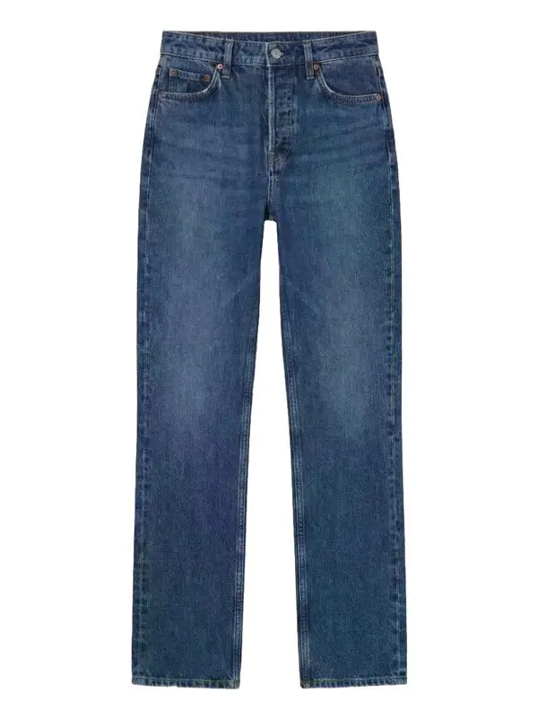 REFORMATION Cynthia Straight-leg Jeans - Blue