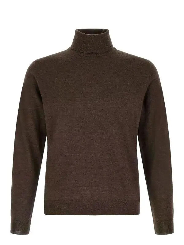ZANONE High-neck Sweater - Brown