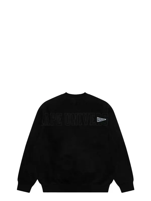 AAPE BY *A BATHING APE Moonface Patch Sweatshirt - Black