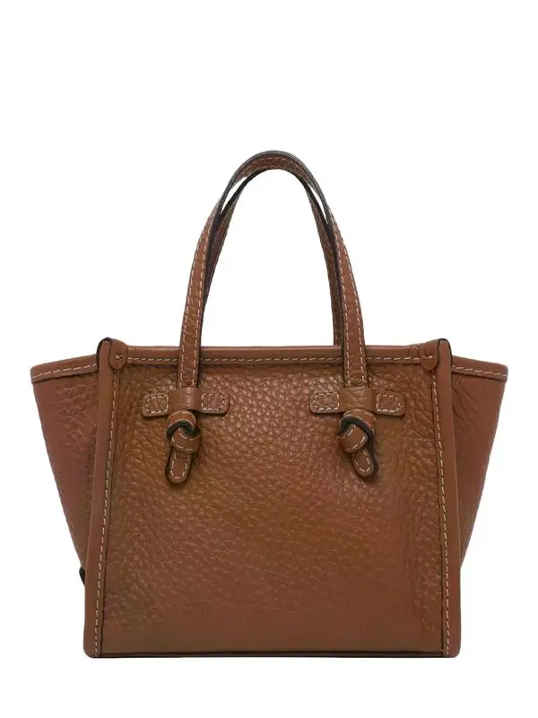 GIANNI CHIARINI Miss Marcella Leather Tote Bag - Brown