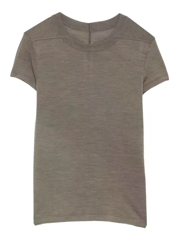 Rick Owens Short Sleeves Crewneck T-shirt - Grey
