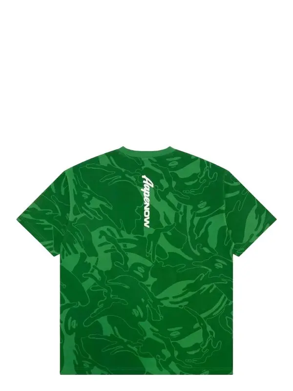 AAPE BY *A BATHING APE Camouflage-print T-shirt - Green