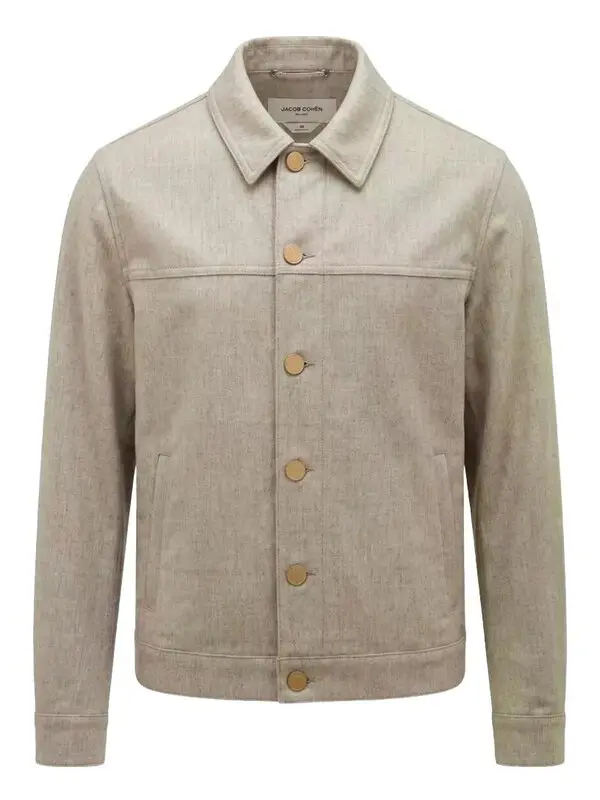 Jacob Cohen Button-up Wool Jacket - Brown