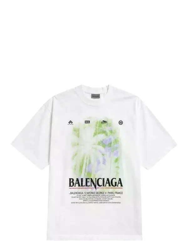 Balenciaga The Window Medium Fit T-shirt - White
