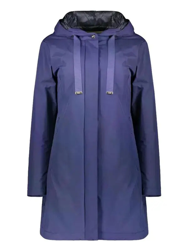 Herno Padded Hooded Coat - Blue