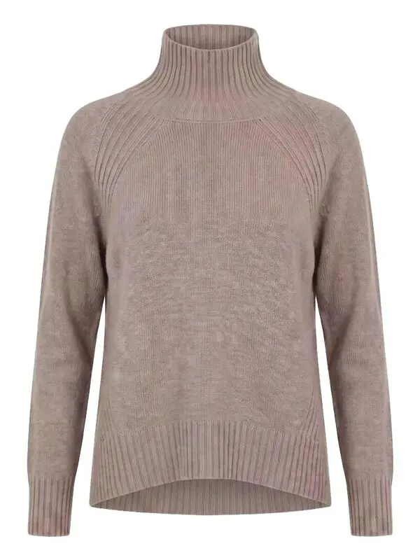 DONDUP Ribbed-knit Roll-neck Sweater - Neutrals