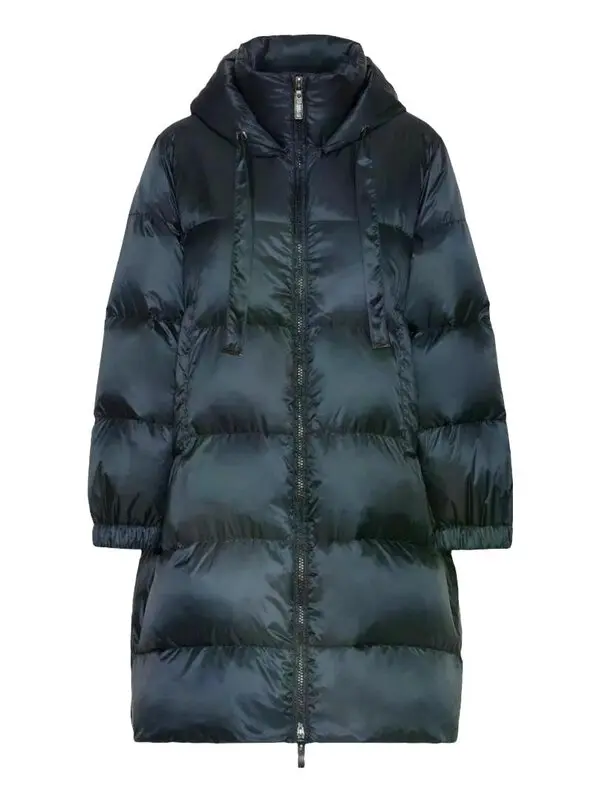 Max Mara Roomy Midi Puffer Jacket - Blue