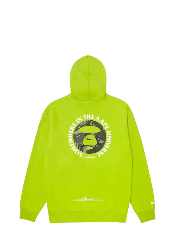 AAPE BY *A BATHING APE Moonface Camouflage Hoodie - Green