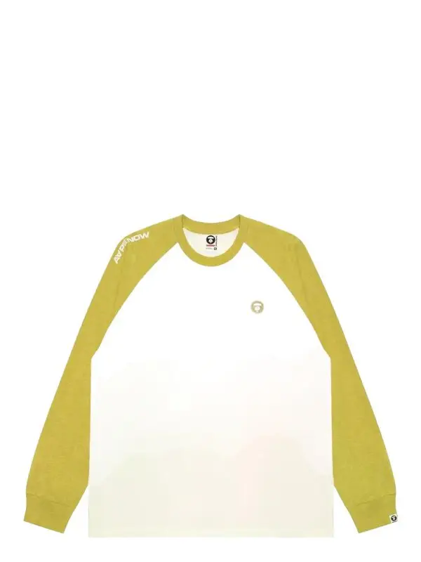 AAPE BY *A BATHING APE Aapenow Moonface Raglan T-shirt - Neutrals