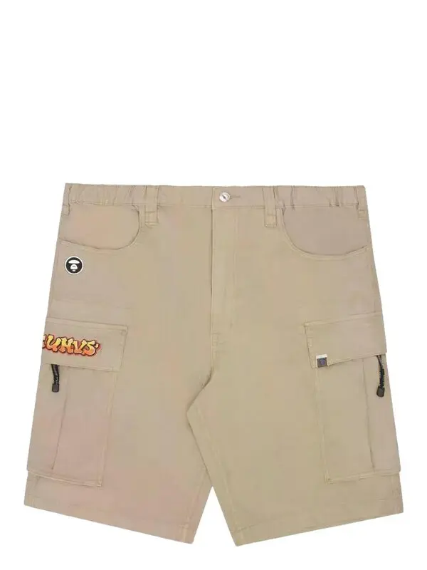 AAPE BY *A BATHING APE Moonface Cargo Shorts - Neutrals