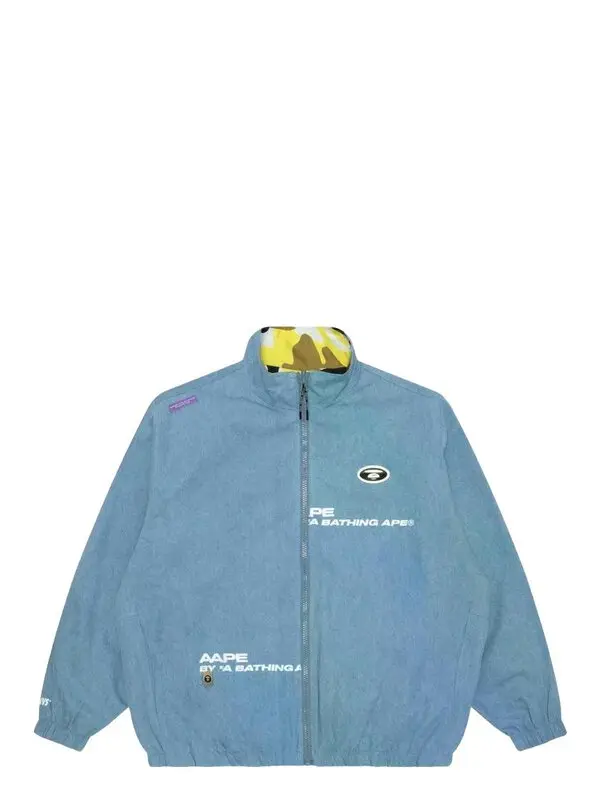 AAPE BY *A BATHING APE Moonface Reversible Jacket - Blue