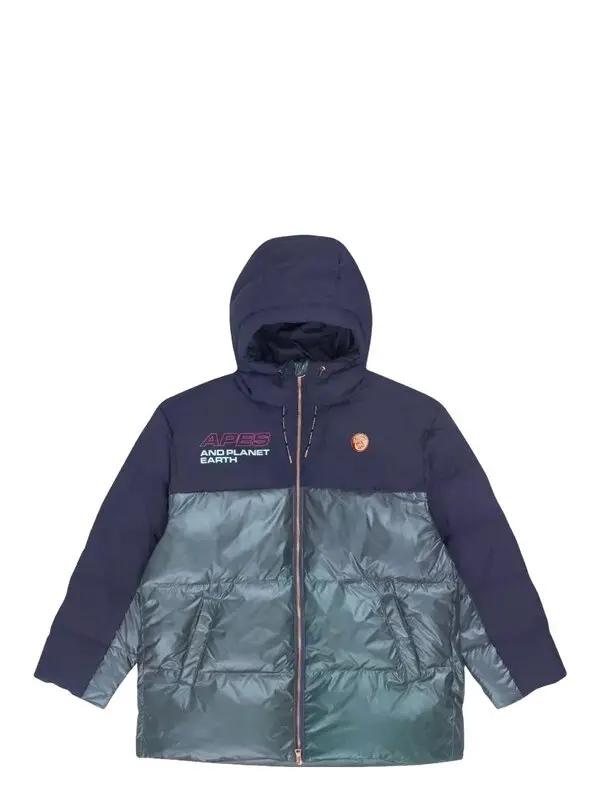 AAPE BY *A BATHING APE Moonface Panelled Jacket - Blue