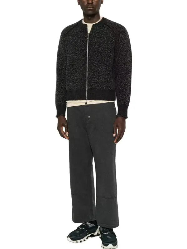 CRAIG GREEN Zip-fastening Sweater - Grey