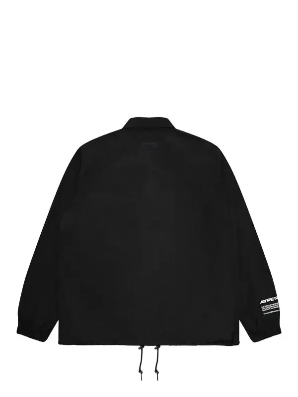 AAPE BY *A BATHING APE Logo Patch Drawstring Jacket - Black