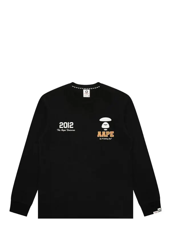 AAPE BY *A BATHING APE Long-sleeve T-shirt - Black