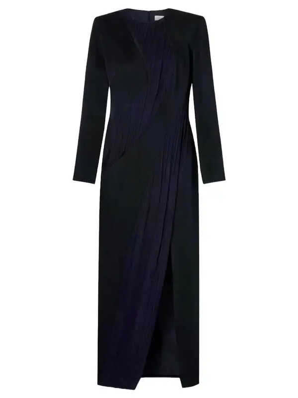 VIOLANTE NESSI Fontana Panelled Maxi Dress - Blue